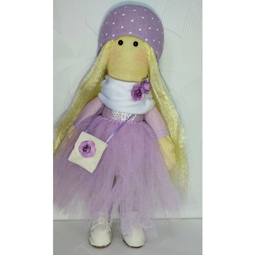 Текстильная кукла "Илона" ручной работы 35 см
