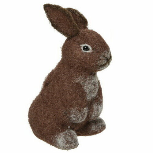 Kaemingk Декоративная фигура Кролик Вилфред 20 см шоколадный 520770