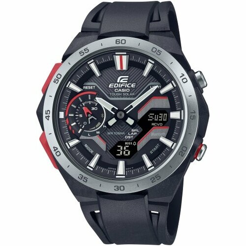 Наручные часы CASIO Edifice ECB-2200P-1A, черный, красный