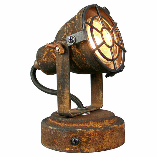 Светильник спот Lussole LOFT Rockville LSP-9802, GU10, кол-во ламп:1шт, Ржавчина