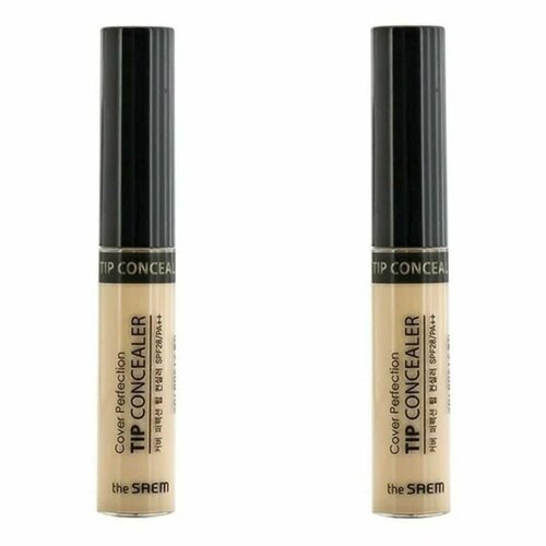 The Saem Консилер для лица Cover Perfection Tip Concealer 3 tan, 2 шт