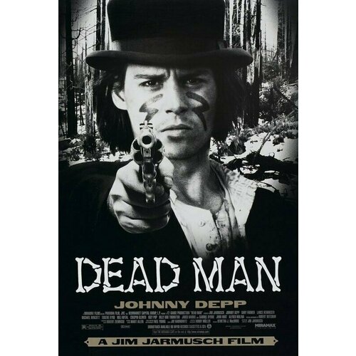 Плакат, постер на бумаге Мертвец (Dead Man), Джим Джармуш. Размер 42 х 60 см