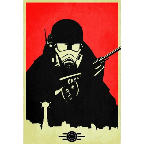 Плакат, постер на бумаге Fallout 4/Фаллаут 4. Размер 21 на 30 см