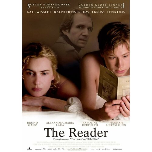 Плакат, постер на холсте Чтец (The Reader, 2008г). Размер 60 х 84 см