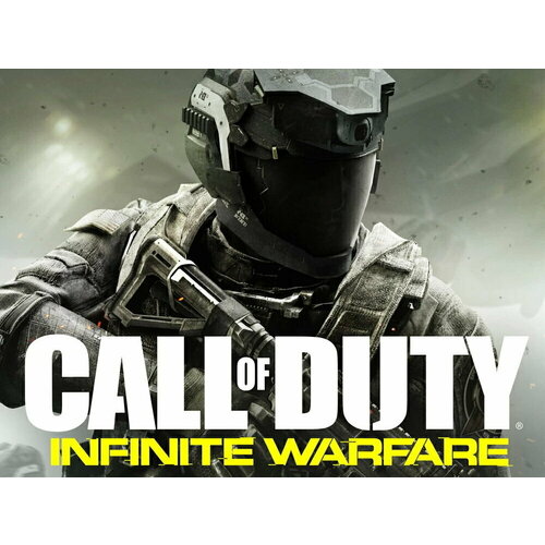 Плакат, постер на холсте Call Of Duty: Infinite Warfare/игровые/игра/компьютерные герои персонажи. Размер 60 на 84 см