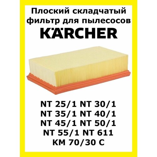 Фильтр для пылесосов Karcher серии NT25, NT35.