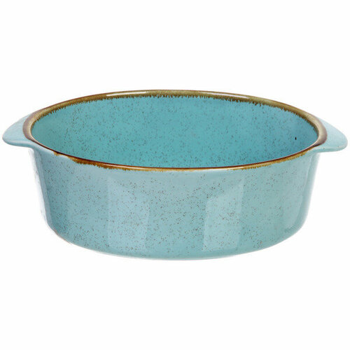 Форма для запекания керамическая «Tiffany Blue» 27*17*8см