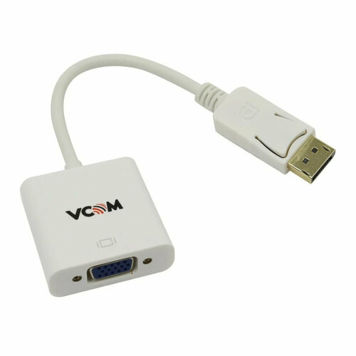 Кабель DisplayPort(m) - VGA(f) VCOM CG603, 0.15м, цвет: белый