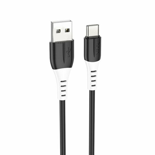 Кабель USB - Type-C HOCO X82, 1.0м, 3.0A, цвет: чёрный