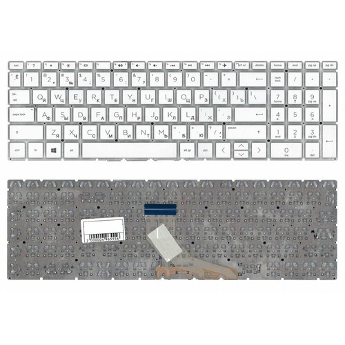 Клавиатура для ноутбука HP 15-da000 белая