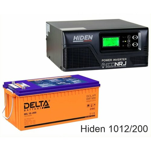 ИБП Hiden Control HPS20-1012 + Delta GEL 12-200
