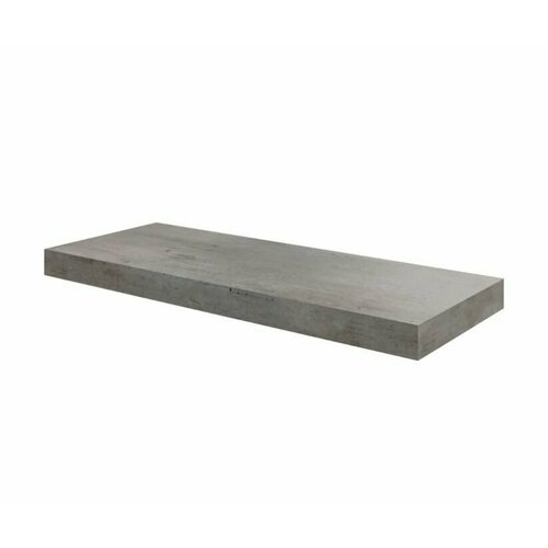Полка мебельная Spaceo Concrete 60x23.5x3.8 см МДФ цвет бетон