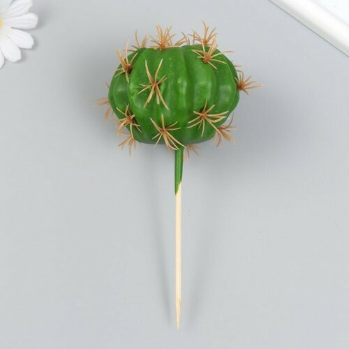 Искусственное растение для творчества "Кактус Гимнокалициум" 8х10,5 см длинна 16 см 9532656