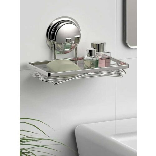 Мыльница для ванной Garbath - настенный держатель для мыла в ванной и на кухне (3 способа крепления в комплекте)