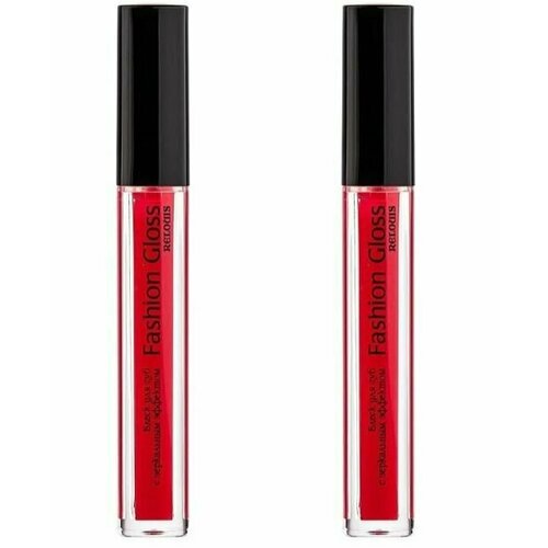 Relouis Блеск для губ, Fashion Gloss, №9 Пламя Мадрида, 2 шт.