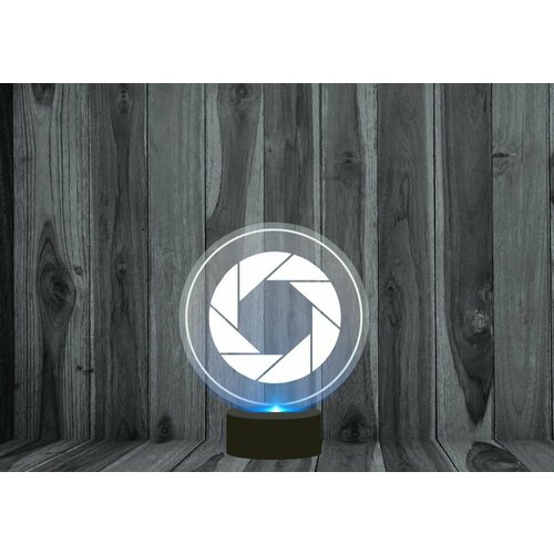 3D светильник, ночник Portal 2, Портал 2 №1