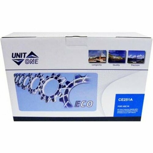 CE251A Uniton совместимый голубой тонер-картридж для HP Color LaserJet CM3530/ CP3520/ CP3525 (7 000