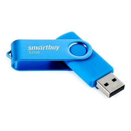 Память Smart Buy "Twist" 32GB, USB 2.0 Flash Drive, синий - 2 шт.