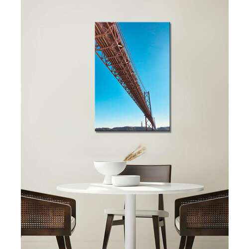 Картина/Картина на холсте для интерьера/Картина на стену/Картина для кухни/ -Португалия мост 1 30х40