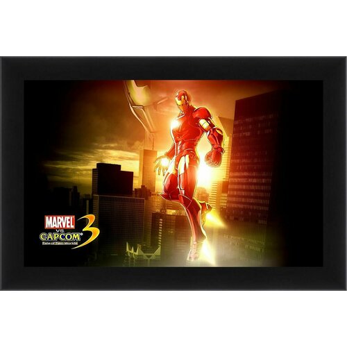 Плакат, постер на бумаге Marvel Vs. Capcom 3. Размер 21 х 30 см
