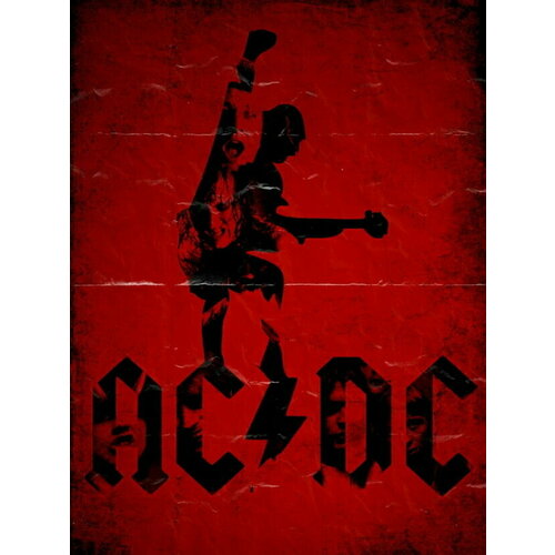 Плакат, постер на бумаге AC DC/музыкальные/поп исполнитель/артист/поп-звезда/группа. Размер 30 на 42 см