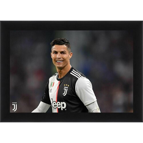 Плакат, постер на бумаге Криштиану Роналду. Juventus. Размер 21 х 30 см