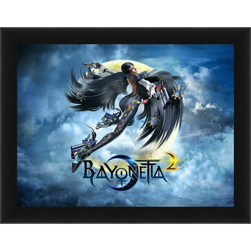 Плакат, постер на бумаге Bayonetta 2. Размер 60х84 см