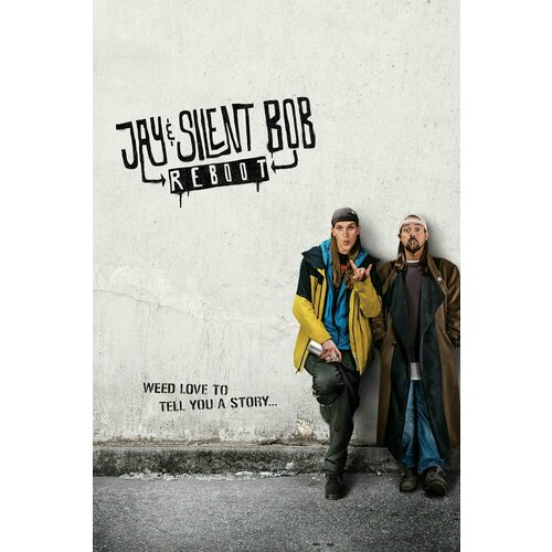 Плакат, постер на бумаге Джей и Молчаливый Боб: Перезагрузка (Jay and Silent Bob Reboot, 2019). Размер 42 х 60 см