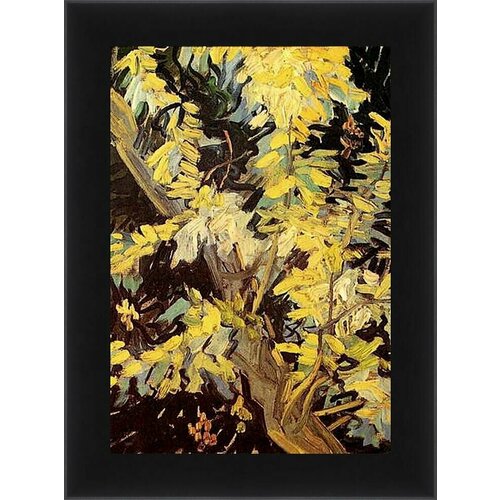 Плакат, постер на бумаге Blossoming Acacia Branches. Винсент Ван Гог. Размер 21 х 30 см