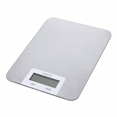 Кухонные весы со встроенным термометром MARTA MT-SC3626 белый жемчуг