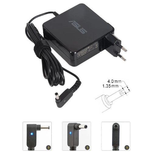 Зарядное устройство для ноутбука Asus VivoBook X540YA-XO068T, 19V - 2,37А, 45 Вт (Штекер: 4.0-1.35мм) Квадратный