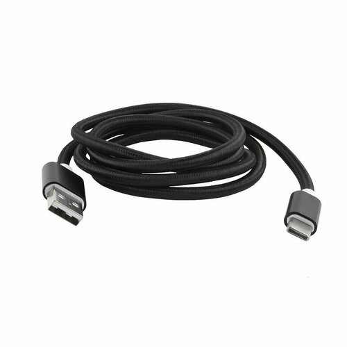 Кабель Red Line USB 2,0-USB Type-C, М/М, 1 м, черный (УТ000011689)