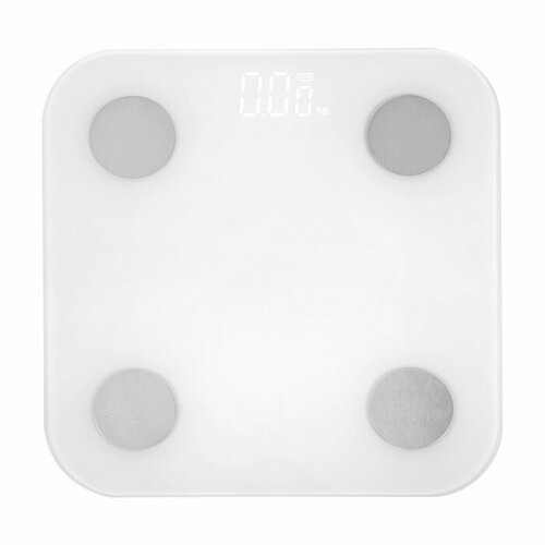 Весы напольные Windigo LVE-030, диагностические, до180 кг, от 3хAAA, стекло, белые 9083733