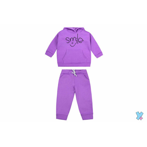 Комплект одежды У+, размер 64/122-128, фиолетовый