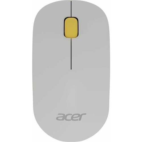 Мышь Acer OMR200 желтый оптическая (1200dpi) беспроводная USB для ноутбука (2but)