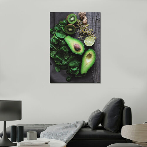 Картина/Картина на холсте для интерьера/Картина на стену/Картина для кухни/ - Авокадо зелень 30х40