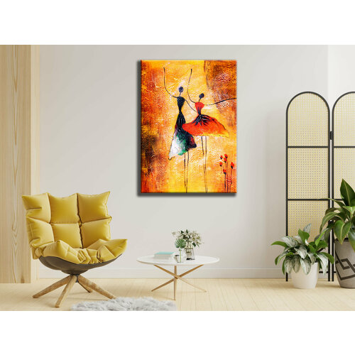 Картина на стену на холсте, интерьерная картина Балерины, танец (3) 30х40 см