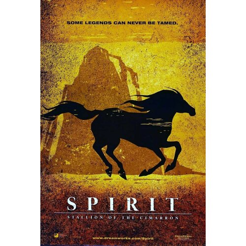 Плакат, постер на бумаге Спирит: Душа прерий (Spirit: Stallion of the Cimarron, 2002г). Размер 30 х 42 см