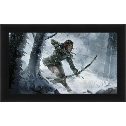 Плакат, постер на холсте Tomb Raider. Размер 42 х 60 см
