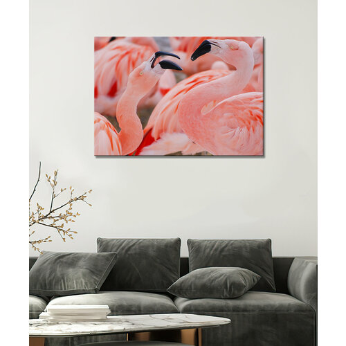 Картина/Фламинго/Розовый Фламинго/Фламинго в воде/ - Фламинго (5) 20х30