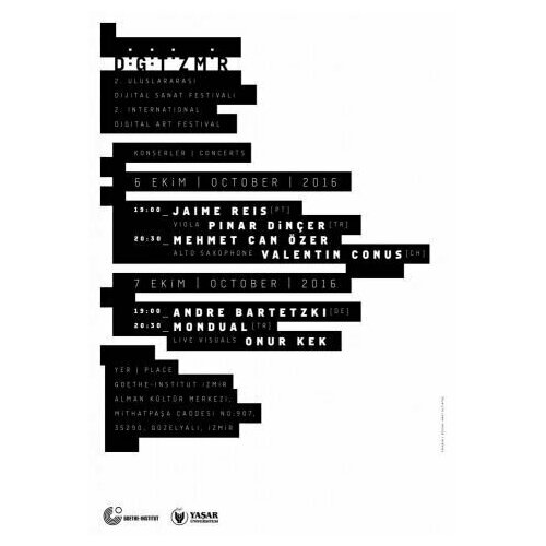 Плакат, постер на холсте digital art festival poster-Афиша фестиваля цифрового искусства. Размер 30 х 42 см