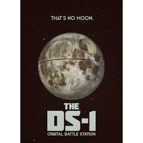 Плакат, постер на холсте Звездные войны: Эпизод 5-Империя наносит ответный удар (Star Wars Episode V-The Empire Strikes Back). Размер 42 х 60 см