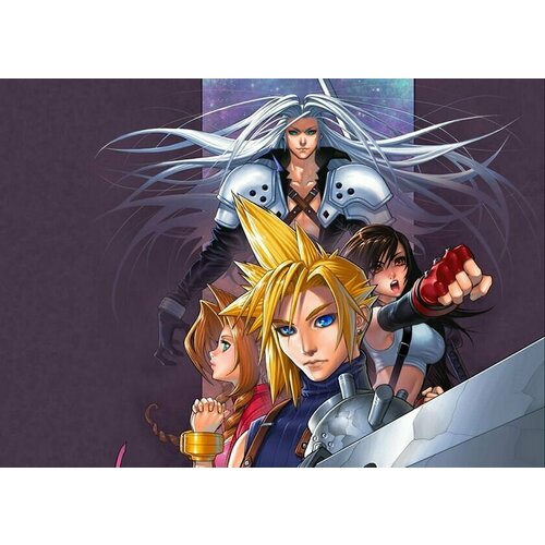 Плакат, постер на бумаге Final Fantasy. Размер 21 х 30 см