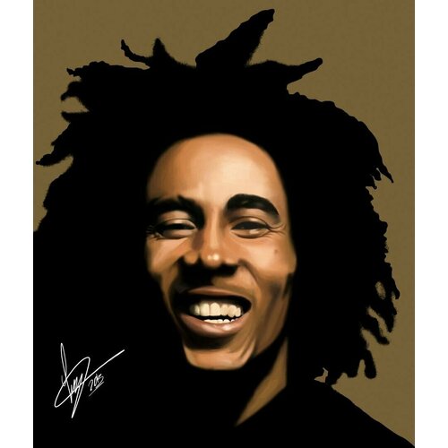 Плакат, постер на бумаге Bob Marley/Боб Марли-Картина. Размер 60 х 84 см