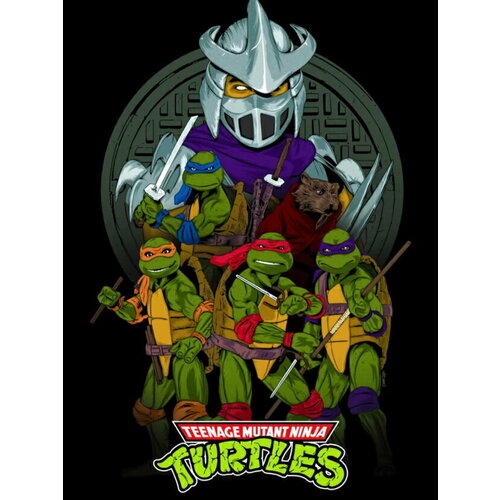 Плакат, постер на бумаге Teenage Mutant Ninja Turtles/Черепашки Ниндзя/комиксы/мультфильмы. Размер 60 х 84 см
