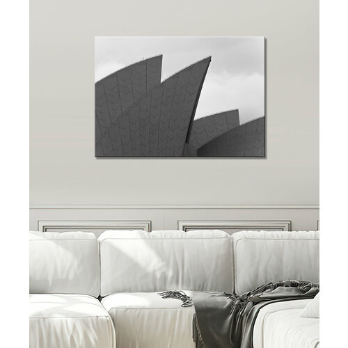 Картина/Картина на холсте для интерьера/Картина на стену/Картина для кухни/ - Австралия Сиднейская опера 1 60х80