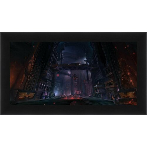 Плакат, постер на бумаге World Of Warcraft. Размер 30 х 42 см