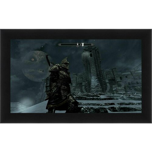 Плакат, постер на бумаге The Elder Scrolls V: Skyrim. Размер 21 х 30 см