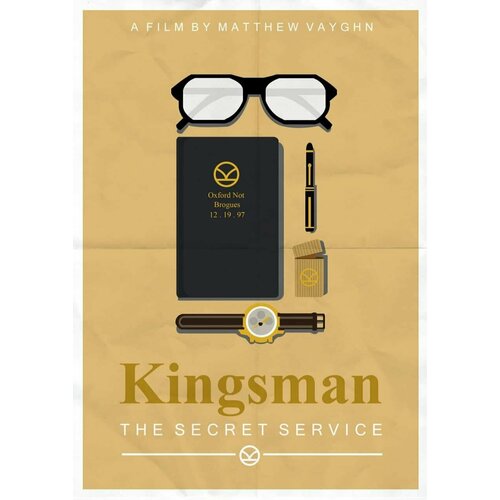 Плакат, постер на холсте Kingsman: Секретная служба (Kingsman: The Secret Service, 2014г). Размер 30 на 42 см