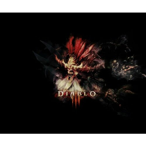 Плакат, постер на бумаге Blizzard-Diablo, Близзард-Диабло. Размер 42 х 60 см
